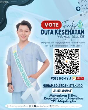 Muhamad Abdan Syakuro - Vote Finalis Duta Kesehatan Indonesia 2025 ...